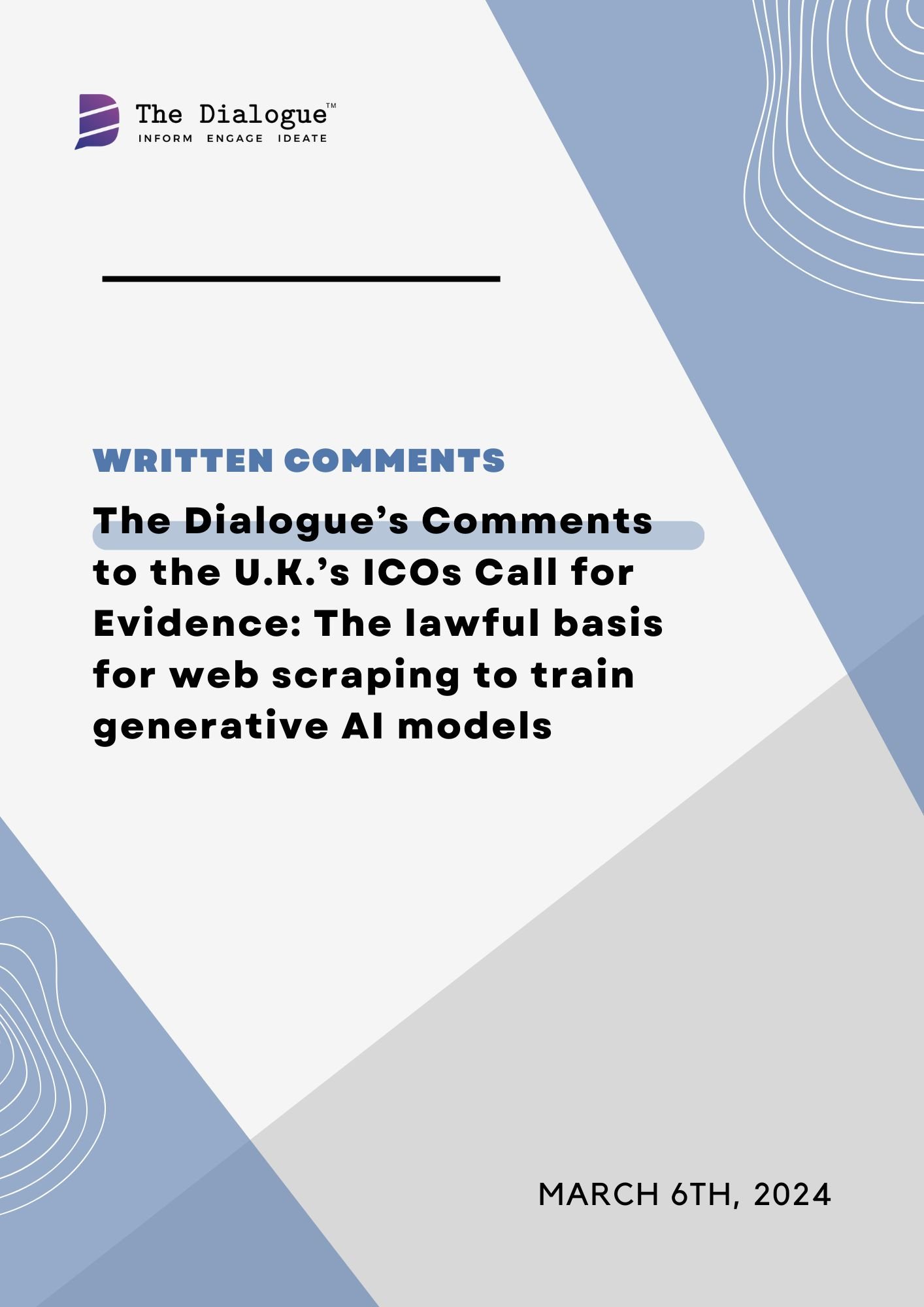 Written Comments: The Dialogue’s Comments to the U.K.’s ICOs Call for ...